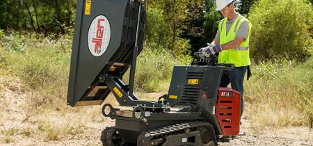 Allen Introduces the New AT14S Swivel Dump Track Buggy | Allen Engineering